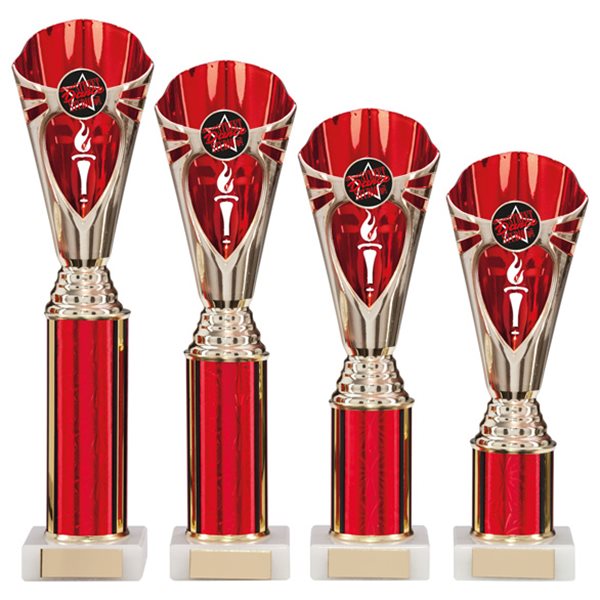 Victorious Gold & Red Multisport Award | Jaycee Trophies