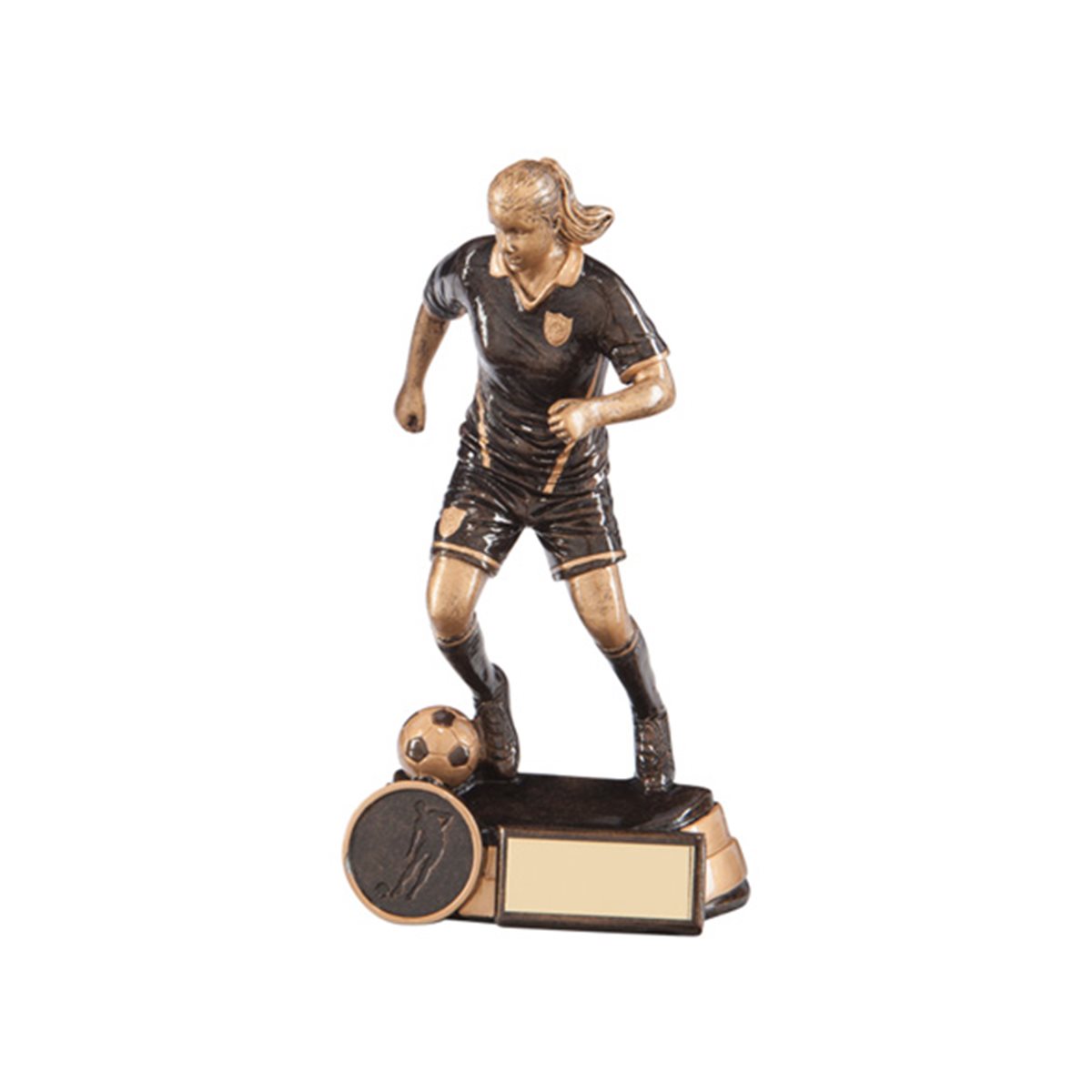 Marauder Female Resin Football Figure Trophy | Jaycee Trophies